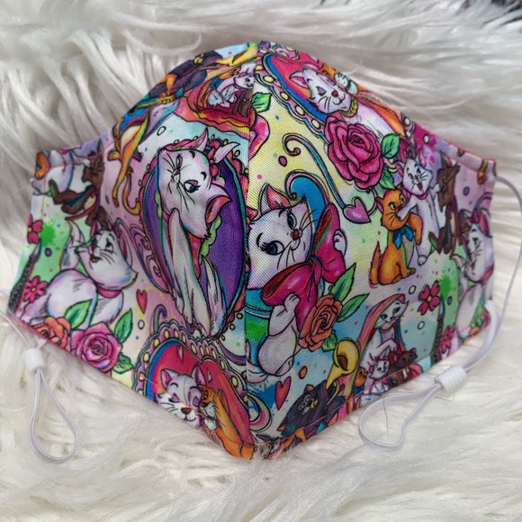 Hand Crafted | Accessories | Disney Marie Aristocats Face Mask Womens ...